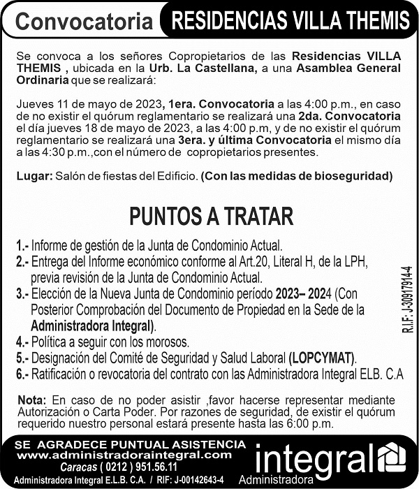CONVOCATORIA RESIDENCIAS VILLA THEMIS
